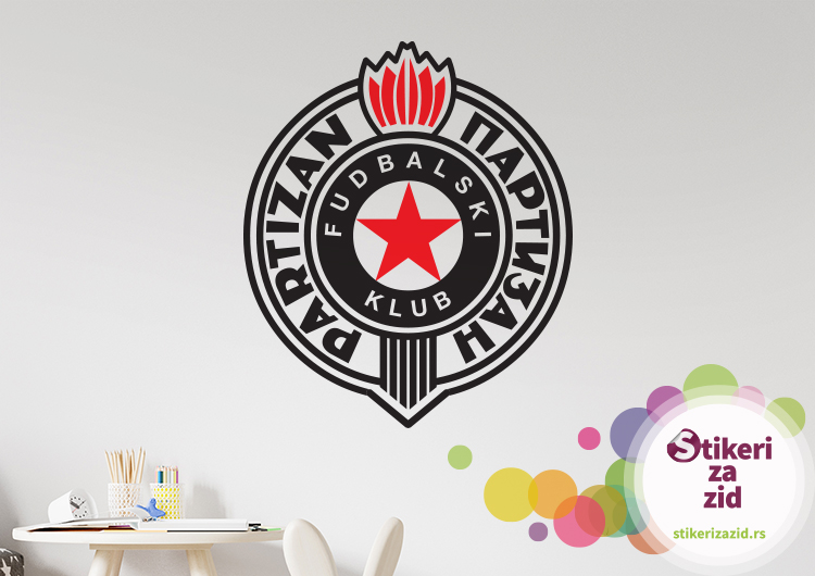 Grb Partizana - Stikeri za zid-Najlepše i najbolje nalepnice